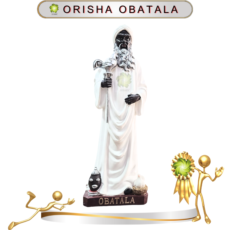 FIGURA ORISHA OBATALA DE COLOR EN ZENSARA